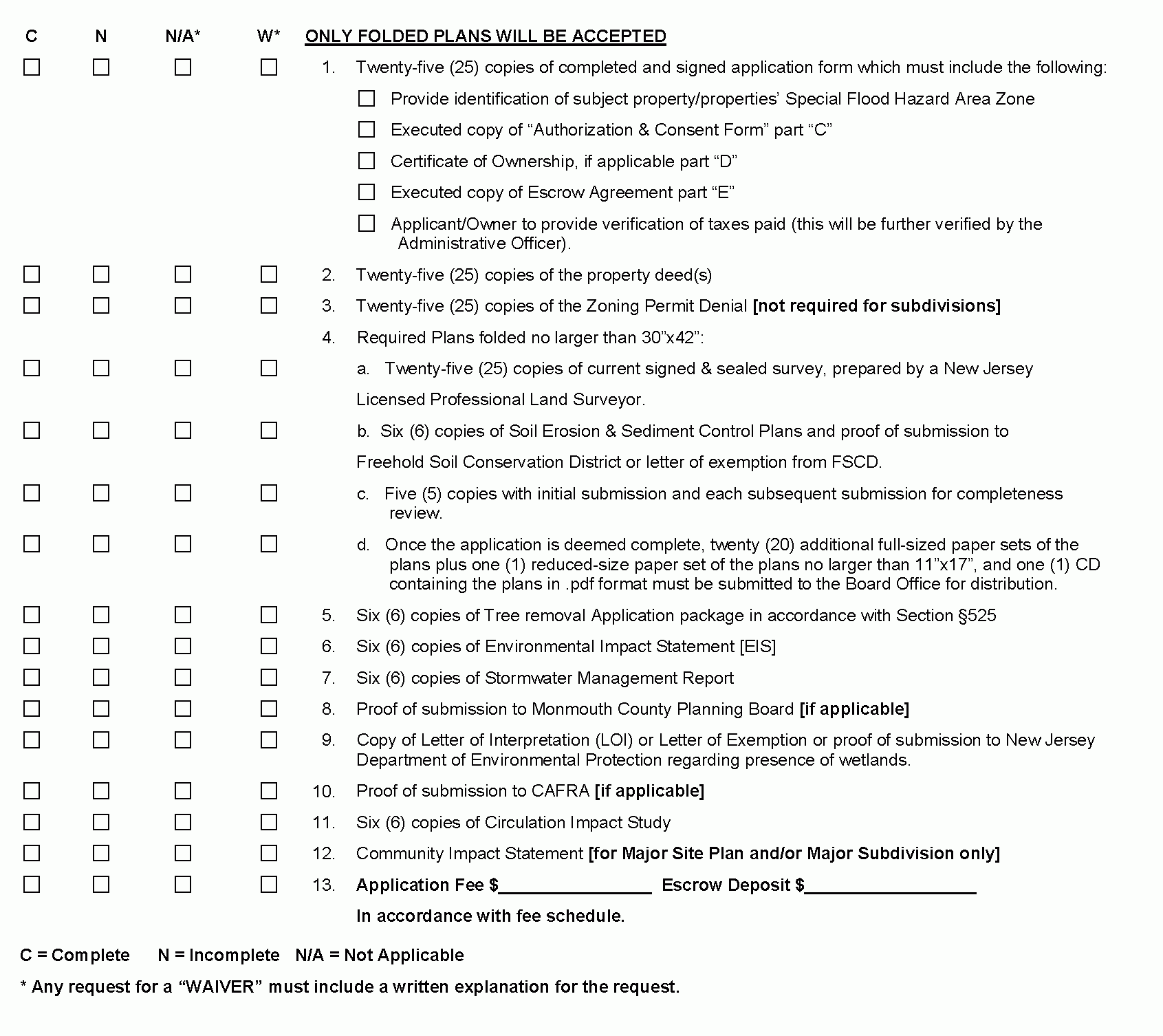 Neptune Township, Monmouth, NJ - ARTICLE VIII - APPLI