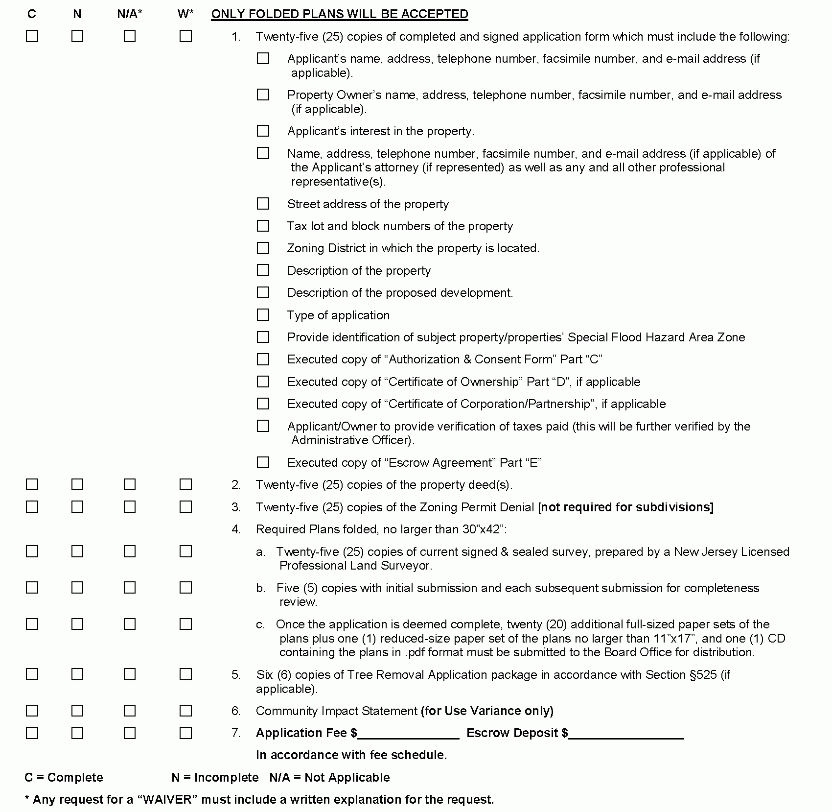 Neptune Township, Monmouth, NJ - ARTICLE VIII - APPLI